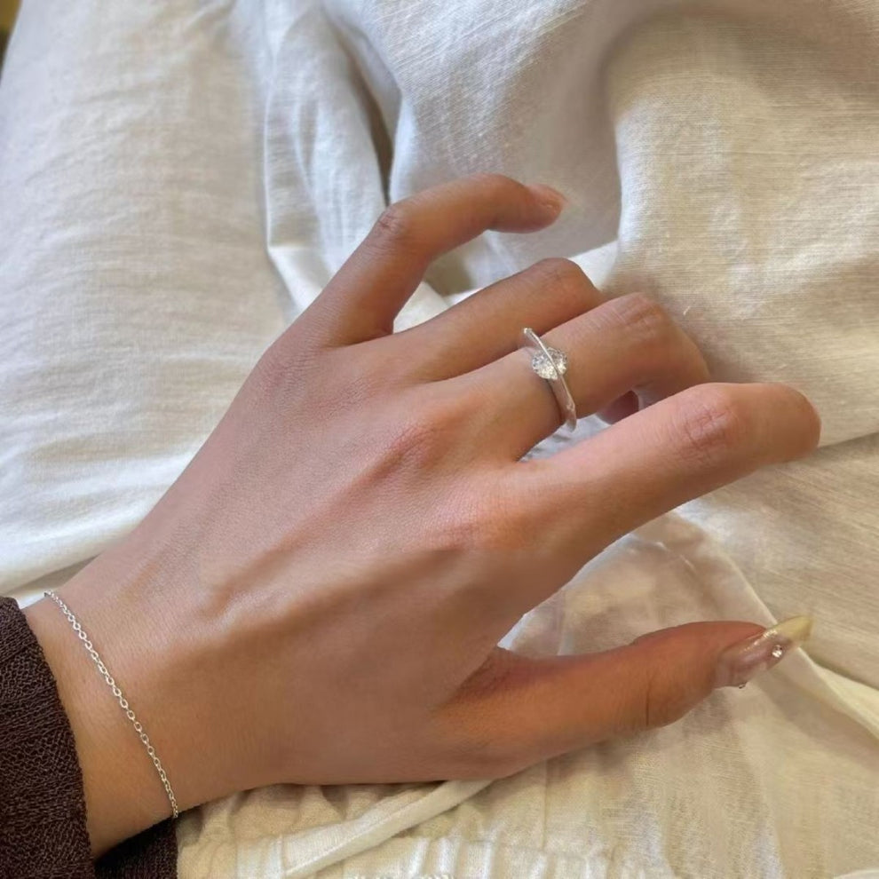 Stellar Rotatable Diamond S925 Ring For Her/Him – TeenyTrove